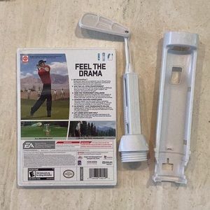 Nintendo | Other | 3 Tiger Woods Wii Games Golf Club Remote Controller ...